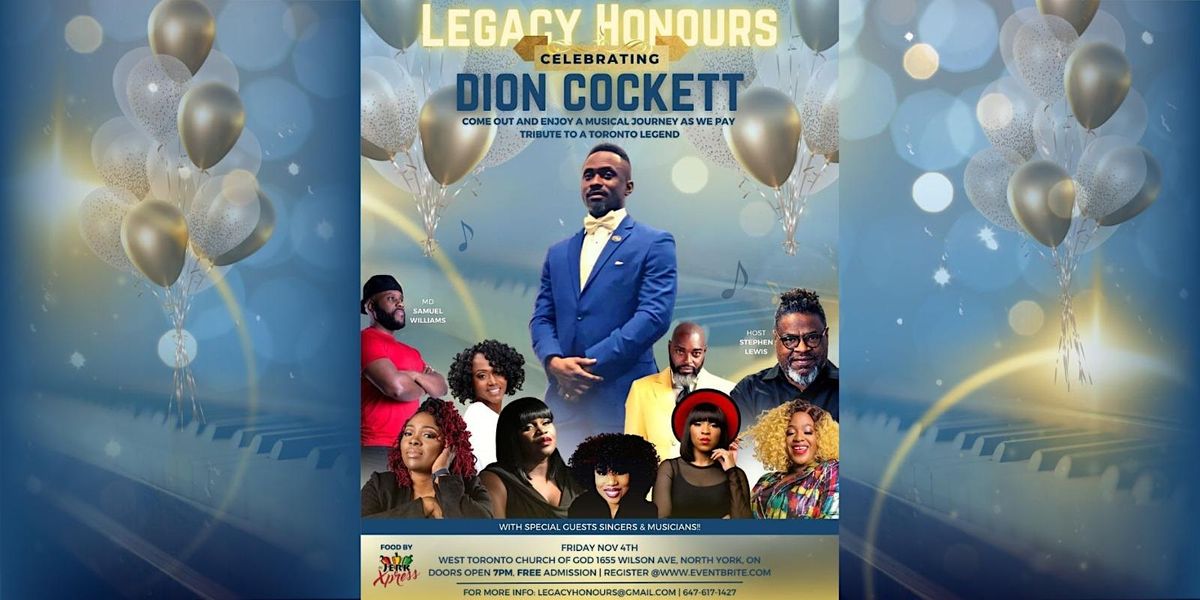 Legacy Honours at West Toronto Church Of God on 4th November, 2022