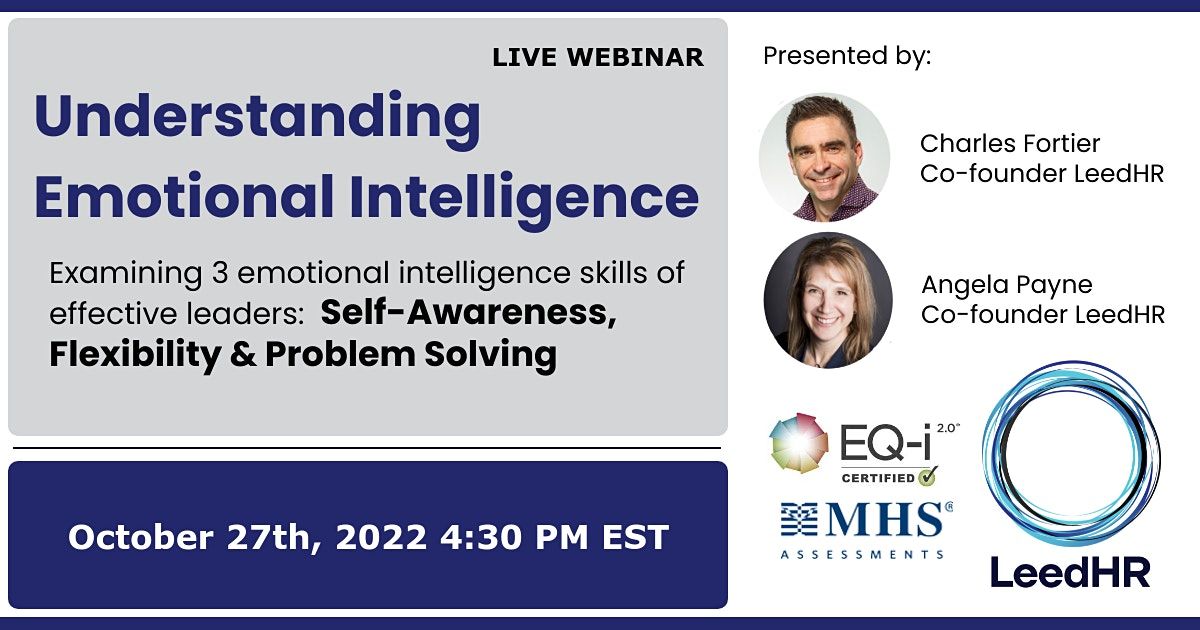 Understanding Emotional Intelligence by LeedHR | Online | October 27, 2022