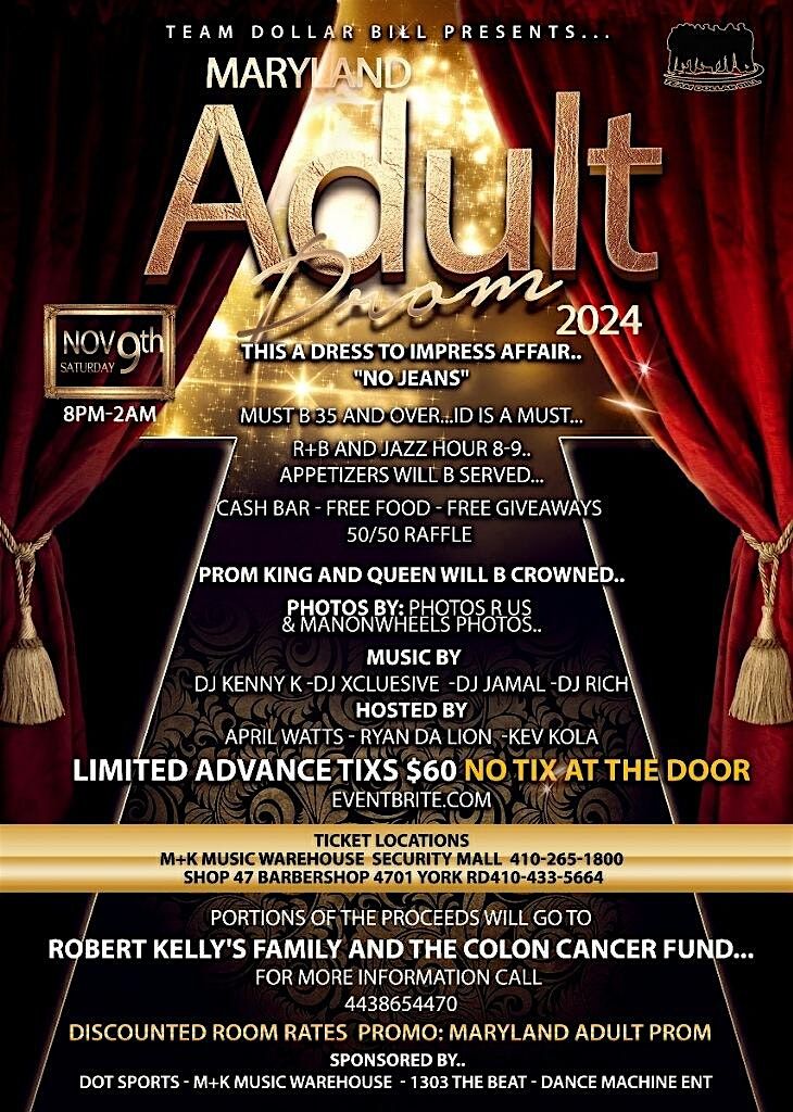 Team Dollar Presents: A Maryland Adult Prom 2024 at DoubleTree by Hilton Hotel Baltimore North ...