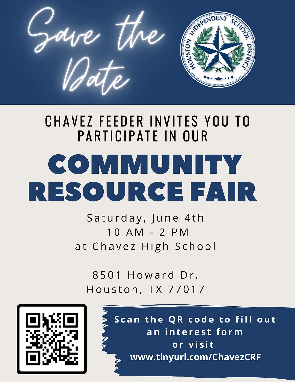 Community Resource Fair | Cesar Chavez High School, Houston, TX | June ...
