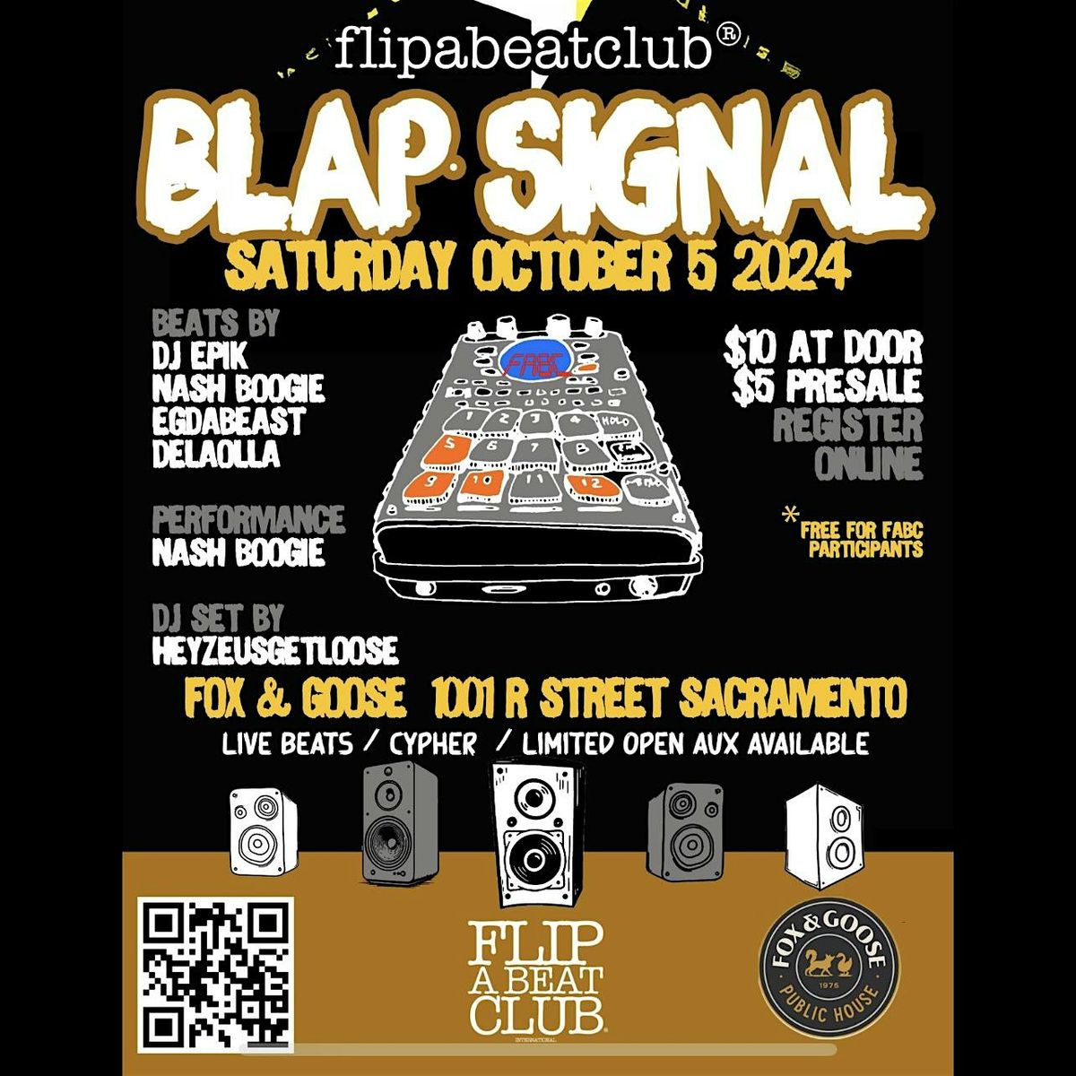 The Blap Signal at Fox & Goose at Fox & Goose Public House, Sacramento ...