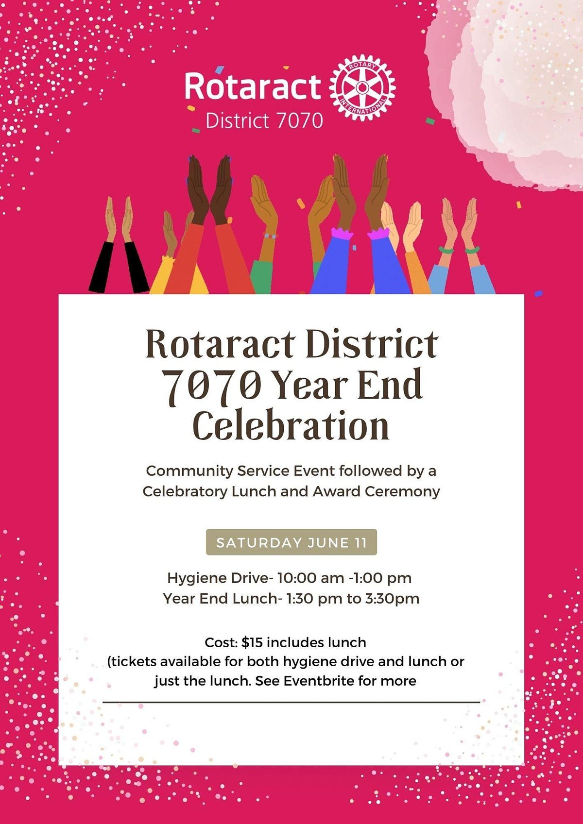 Rotaract Year End Celebration and Recognition Awards | 3 Brewers Yonge ...