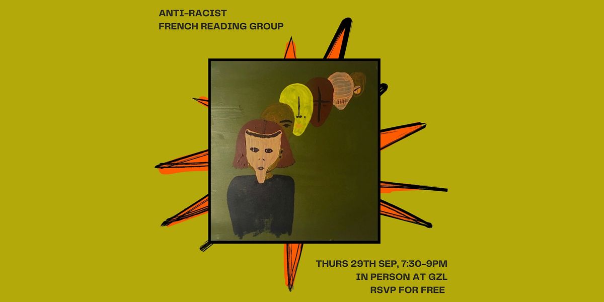 Anti-racist French Reading Group | Glasgow Zine Library | December 15, 2022