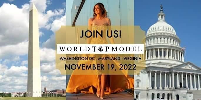 Join Us For World Top Model USA-DMV 2022 at Hyatt Regency Bethesda on ...