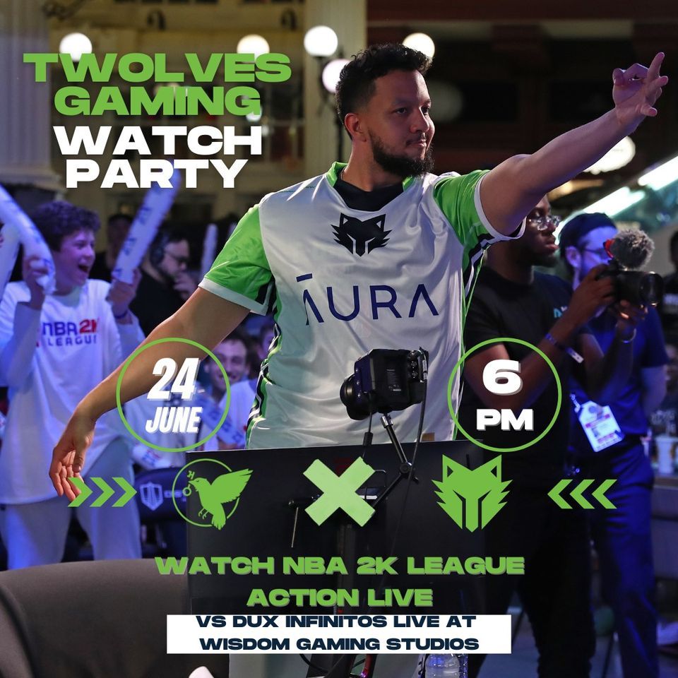 T-Wolves Gaming Live Watch Party at Wisdom Gaming in Mall of America ...