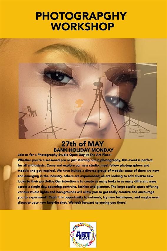 New Photography Studio Open Day | The Art Place, Chelmsford, EN | May ...
