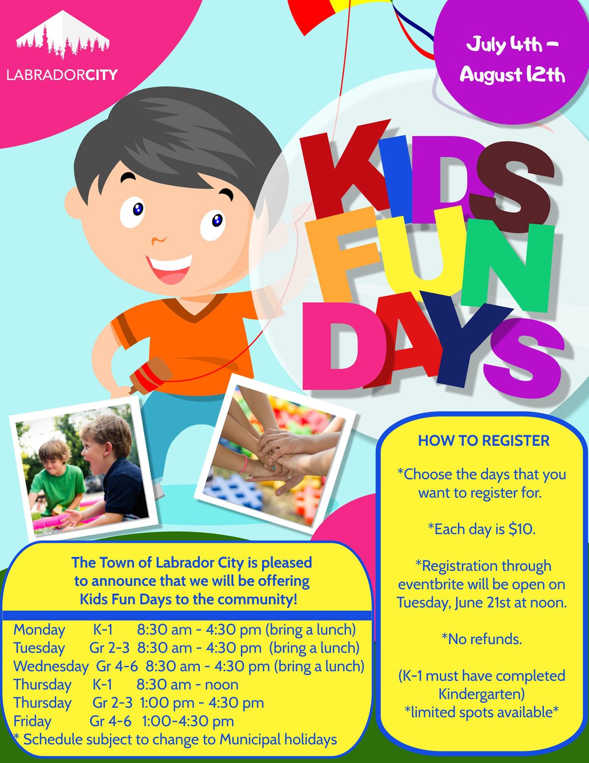 Kids Fun Days 2 - 3 at White Wolf Snowmobile Club, Labrador City on ...