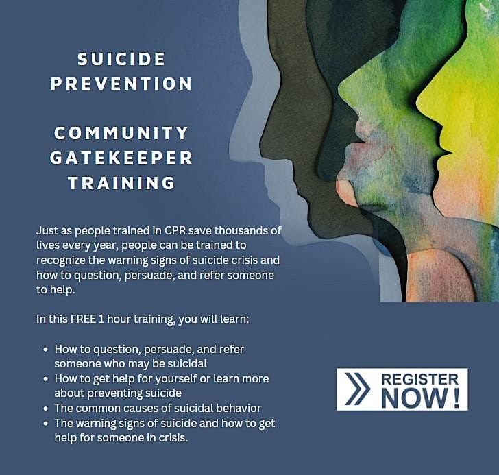 Suicide Prevention - Community Gatekeeper Training (Eureka Springs ...