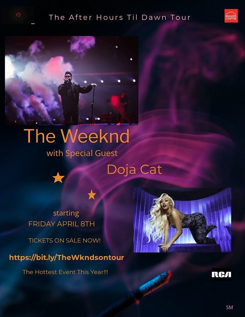 The Weeknd live in concert with special guest Doja Cat!!! at Rogers ...