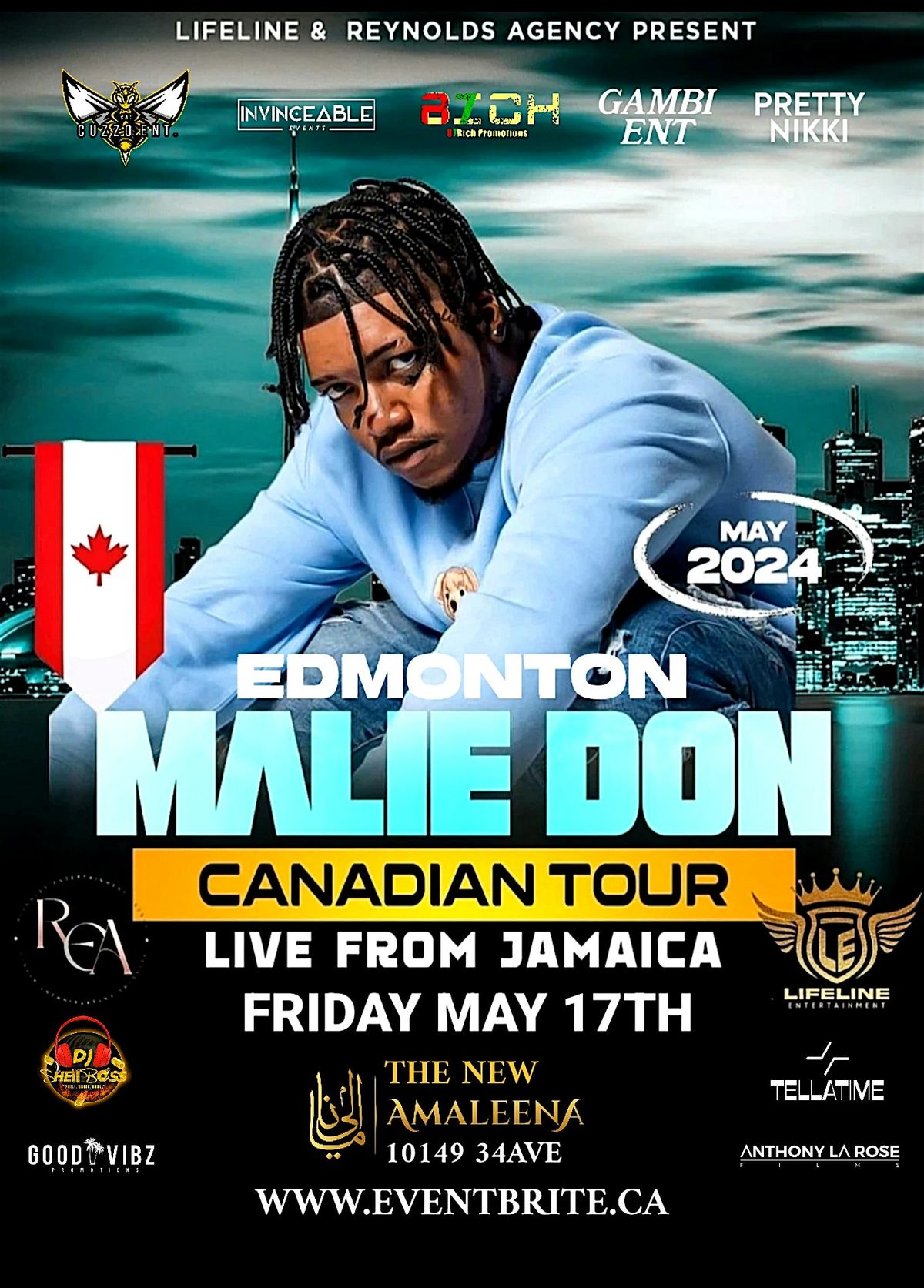MALIE DONN LIVE IN EDMONTON at The New Amaleena, Edmonton on 17th May, 2024
