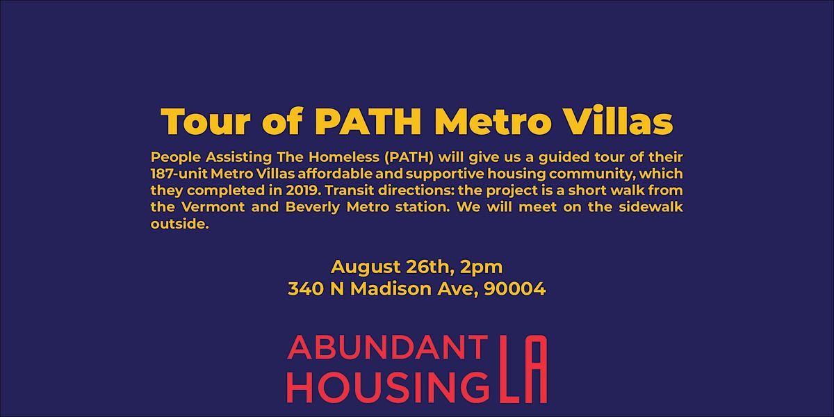 PATH Supportive and Affordable Housing Tour | 340 N Madison Ave, Los ...