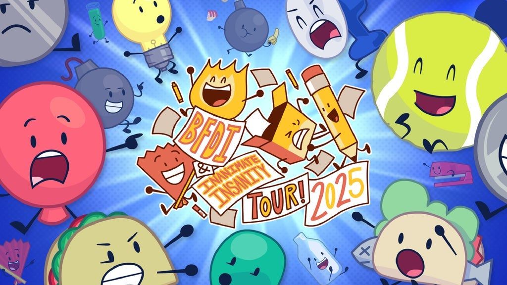 BFDI & Inanimate Insanity 2025 Tour Tickets at Harris Theater, Chicago ...