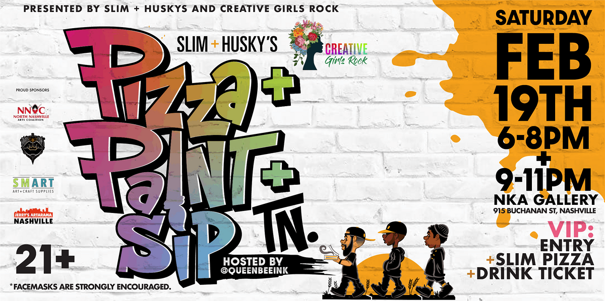 Pizza Paint + Sip - Buchanan Street | NKA Art Gallery, Nashville, TN ...