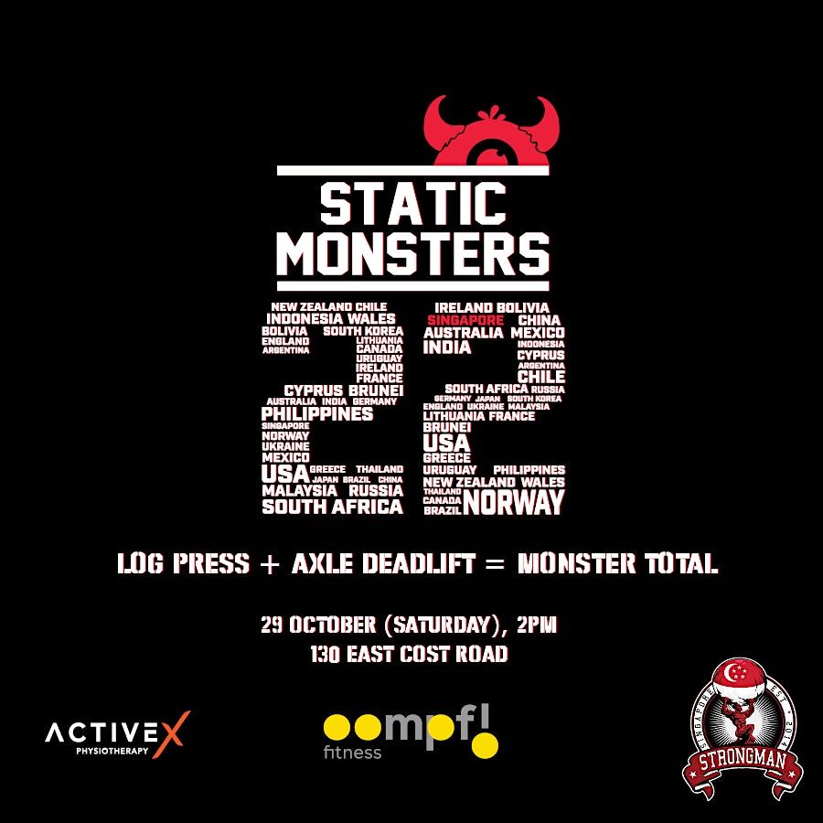 Static Monsters Singapore - Strongman Competition | oompf! fitness ...