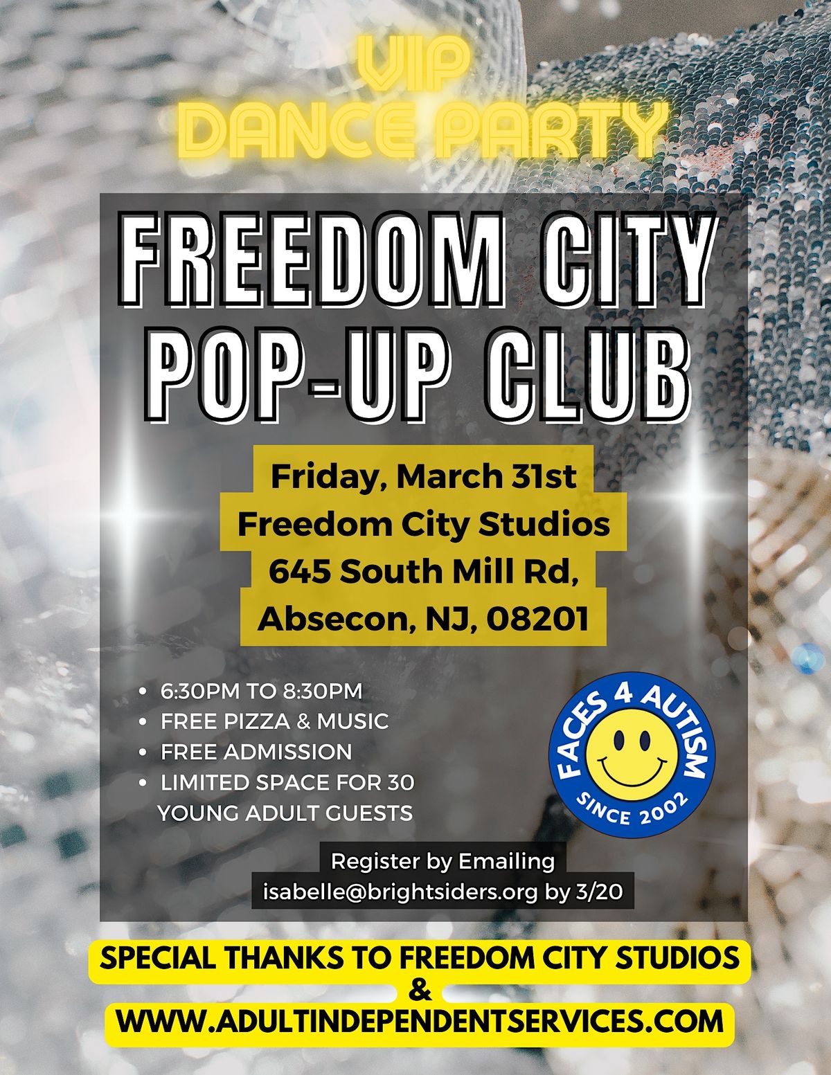 VIP Dance Party at Freedom City Pop-Up Club at Freedom City Studios ...