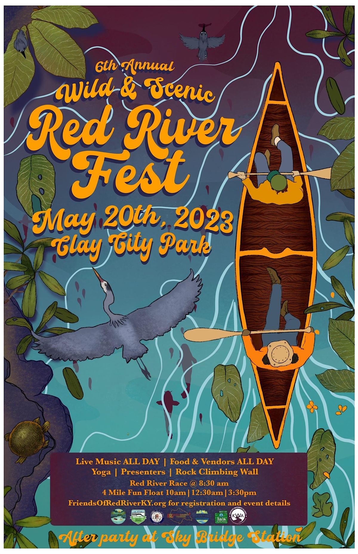 6th Annual Wild & Scenic Red RiverFest at Clay City City Park on 20th ...
