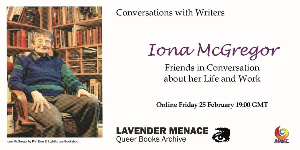 Celebrate the Life of Lesbian Novelist Iona McGregor | Online | February 25, 2022