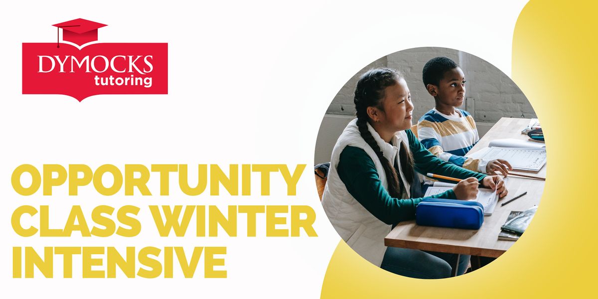 Opportunity Class Winter Intensive at Dymocks Tutoring, Burwood on 11th ...