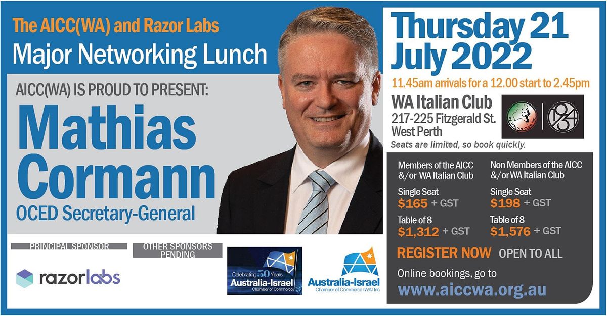AICC(WA) and Razor Labs Major Networking Lunch at WA, Italian Club ...