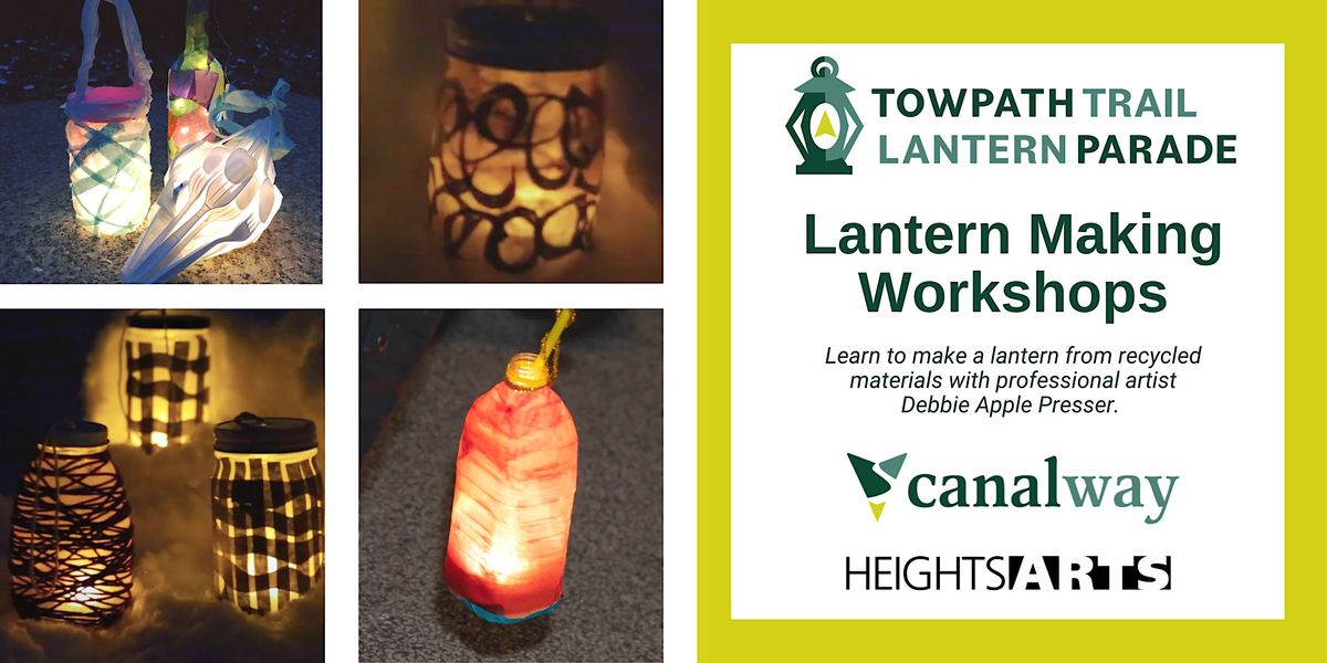 Upcycle Lantern Making Workshop @ Heights Arts at Heights Arts, Cleveland on 9th March, 2023