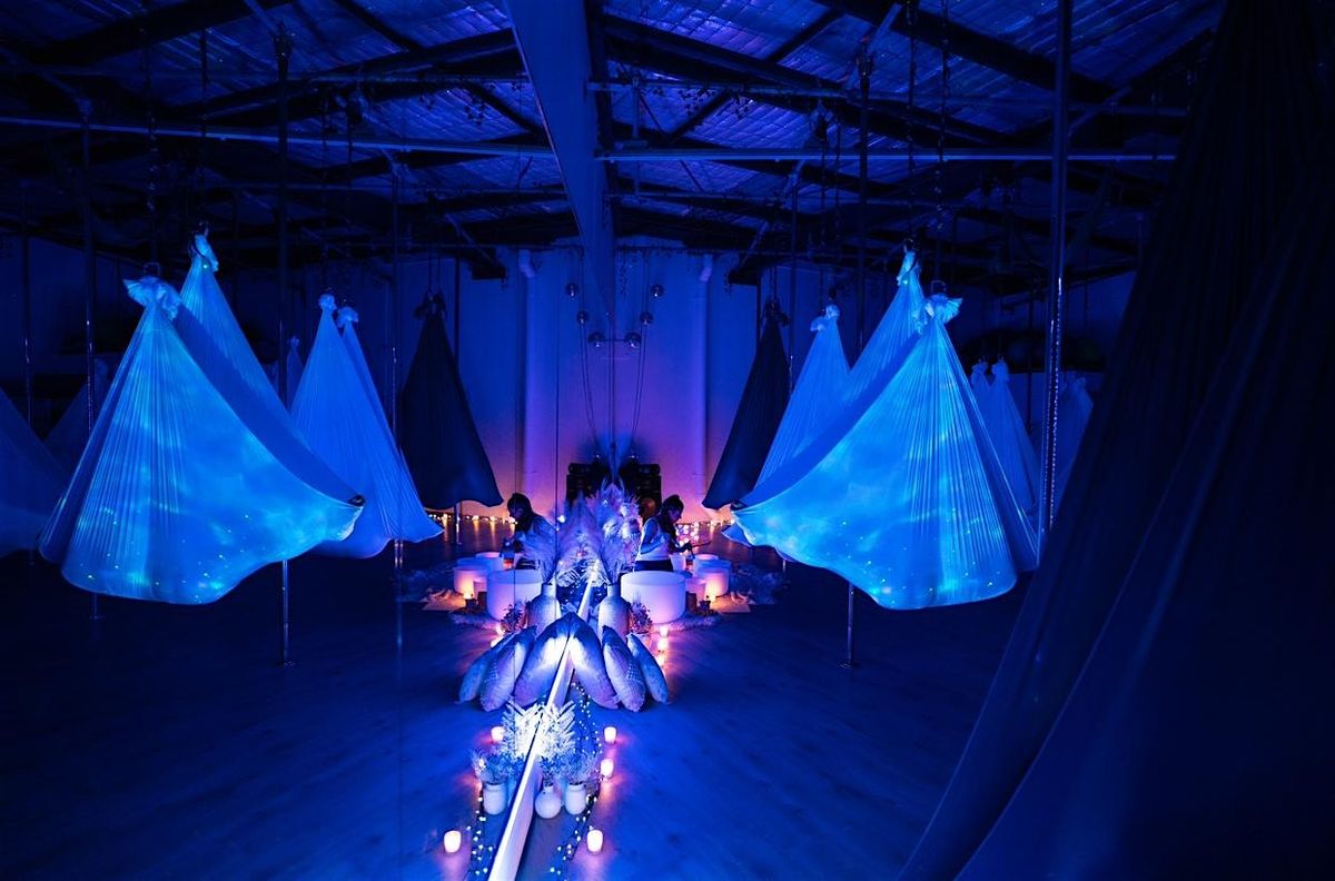 Sound Healing Cocooned in Aerial Silks | Rokh Fit Studio, Burleigh ...
