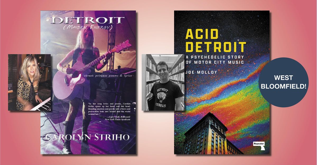 Talking Detroit Music with Carolyn Striho and Joe Molloy at Schuler ...