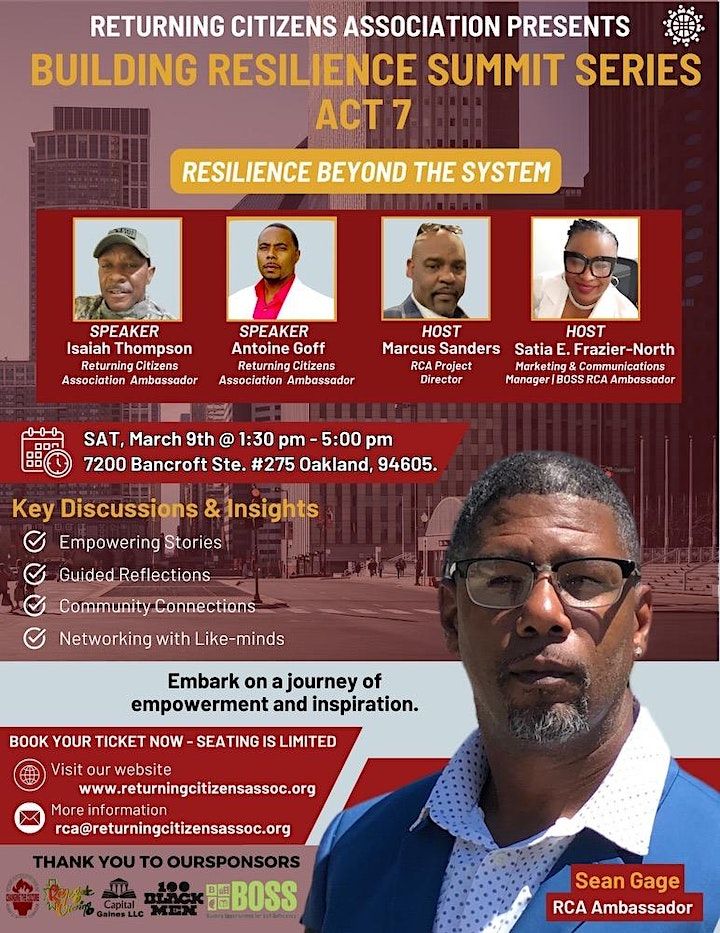 Building Resilience Summit Act 7: "Resilience Beyond The System" at ...