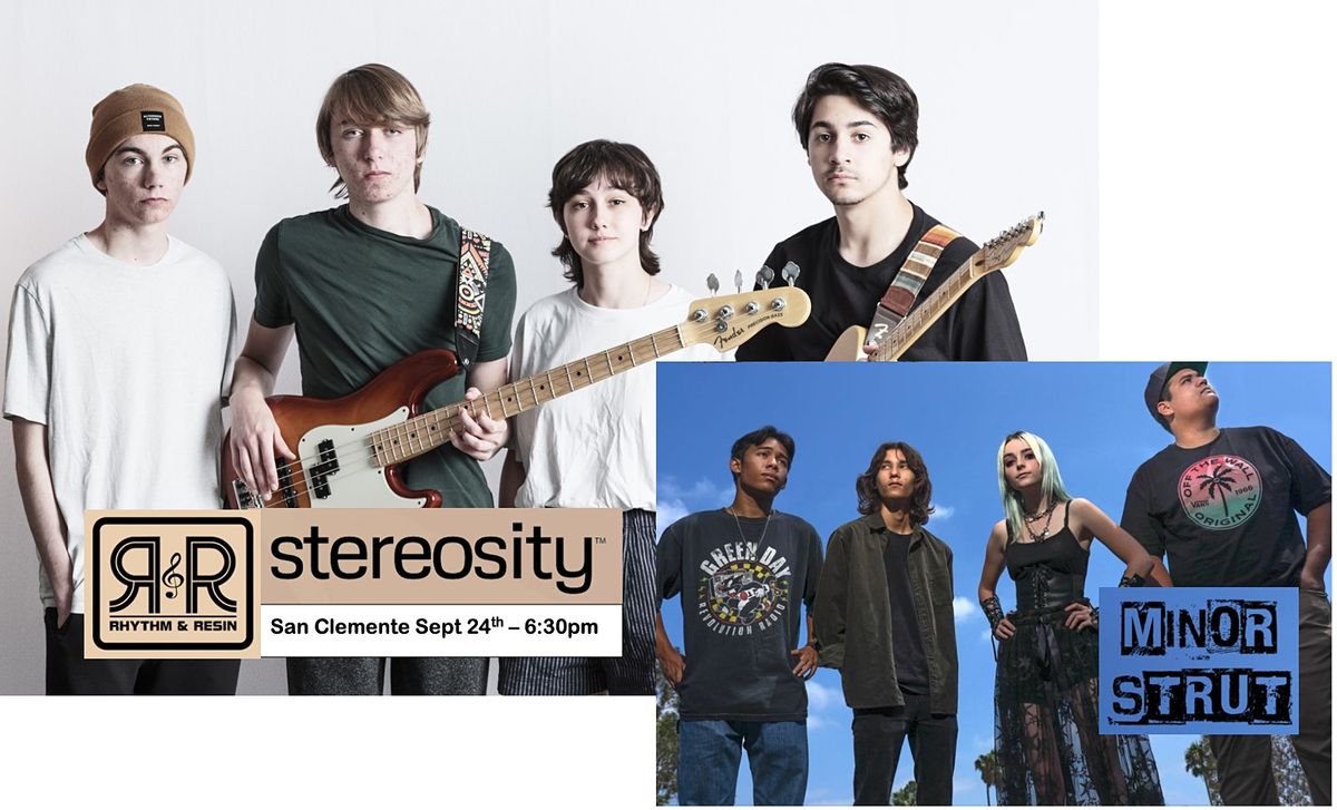 Stereosity LIVE featuring Minor Strut at Rhythm and Resin | Rhythm ...