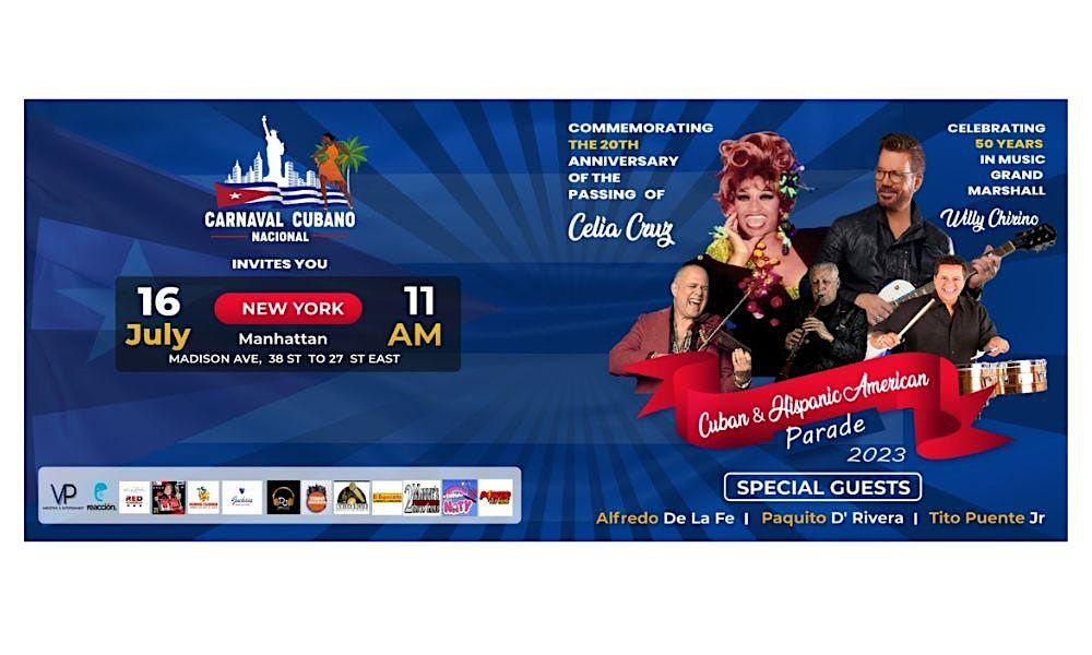 Cuban & Hispanic American Parade at Madison Avenue, New York on 16th ...