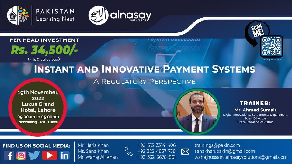 Instant and Innovative Payment Systems (A Regulatory Perspective ...