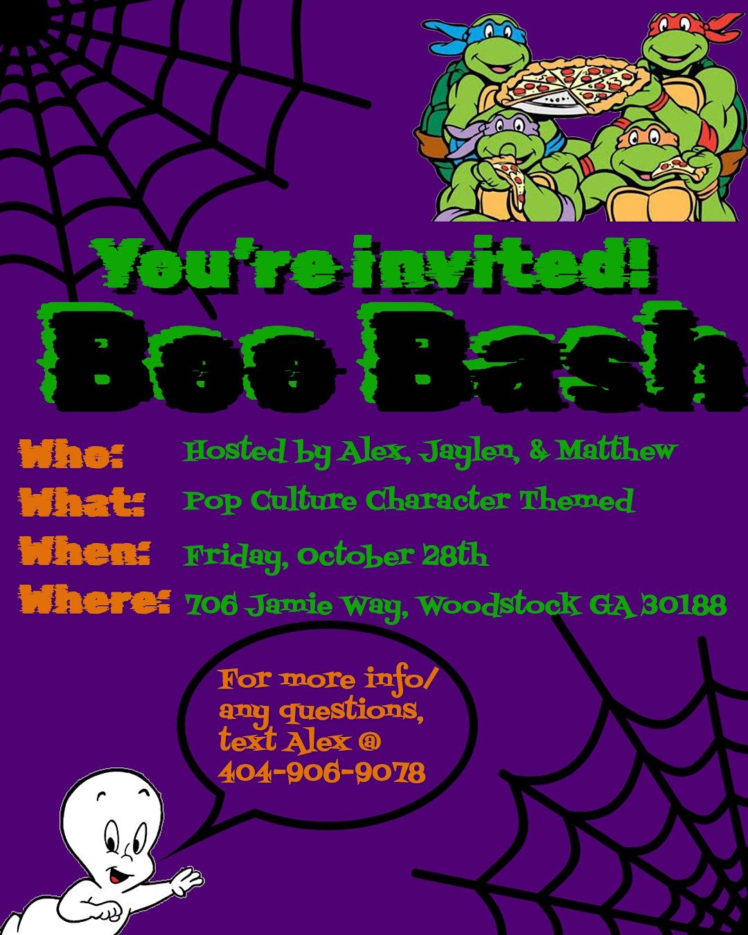 Boo Bash at 706 Jamie Way NE, Woodstock on 28th October, 2022