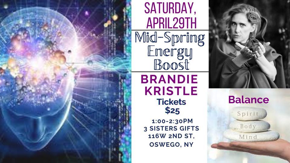Mid-Spring Energy Boost with Brandie Kristle | 116 West 2nd Street ...