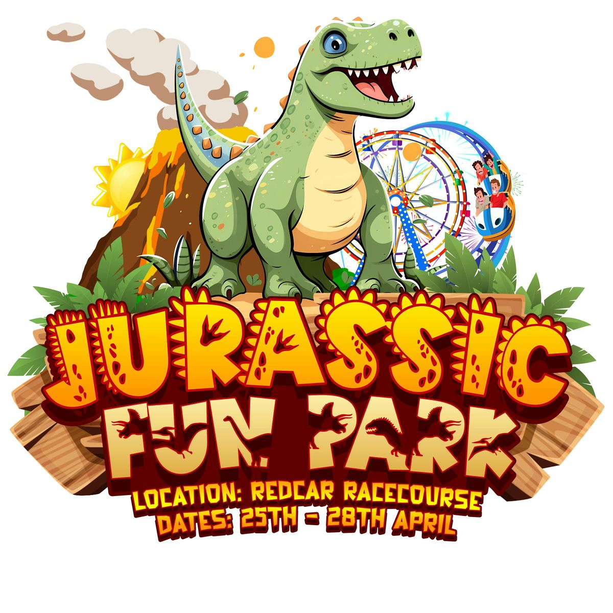Jurassic Fun Park at Redcar Racecourse at Redcar Racecourse on 27th ...