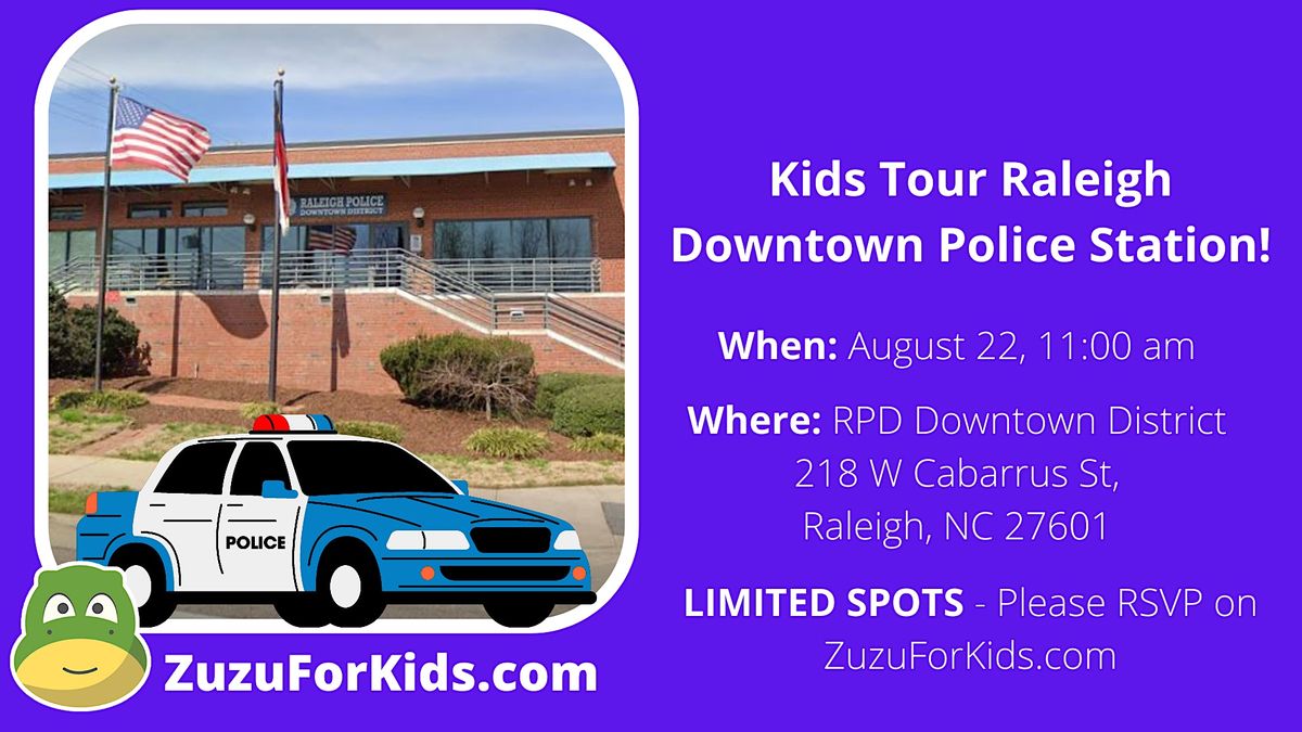 Kids Tour Raleigh Downtown Police Station at 218 W Cabarrus St, Raleigh ...