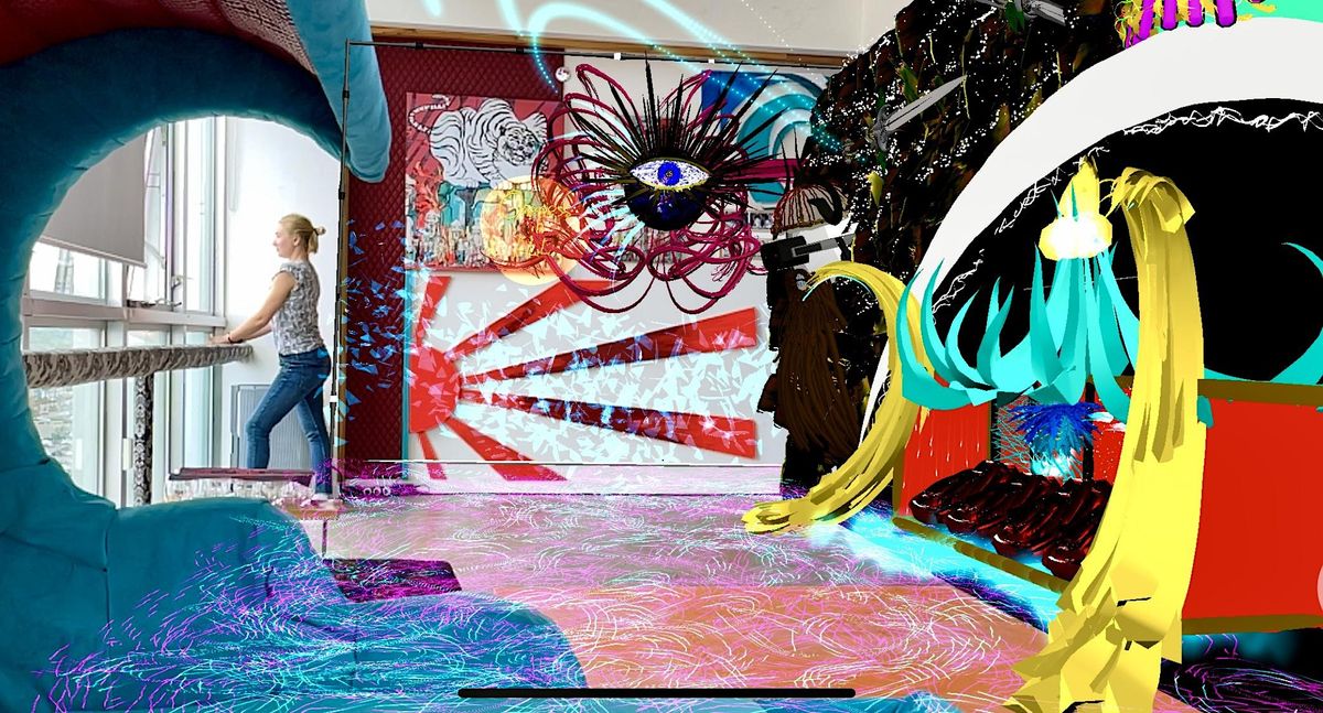 Sunset Dinner at Penthouse Mixed Reality Gallery | 14540 Titus St, Los Angeles, CA | March 14, 2023