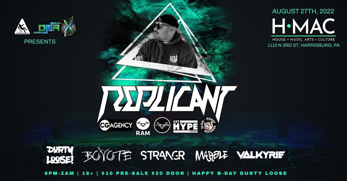 Replicant - A Night of Drum N Bass at HMAC | HMAC Stage on Herr ...