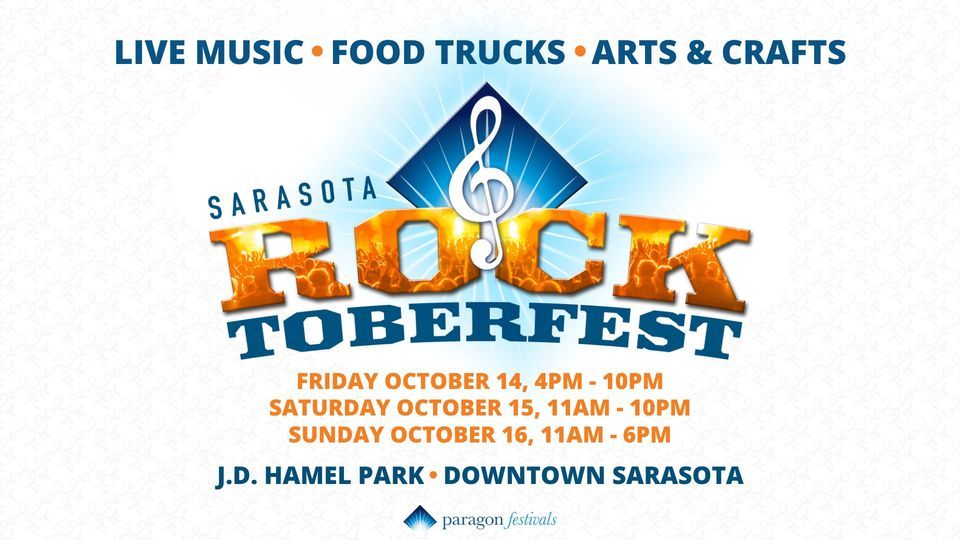Sarasota Rocktoberfest 2022 at JD Hamel Park, Sarasota on 14th October ...