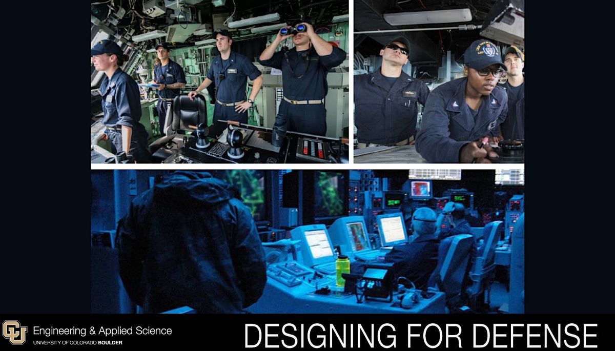 Designing for Defense - Spring 2023 Grand Finale Event | Roser ATLAS Center, Boulder, CO | May ...