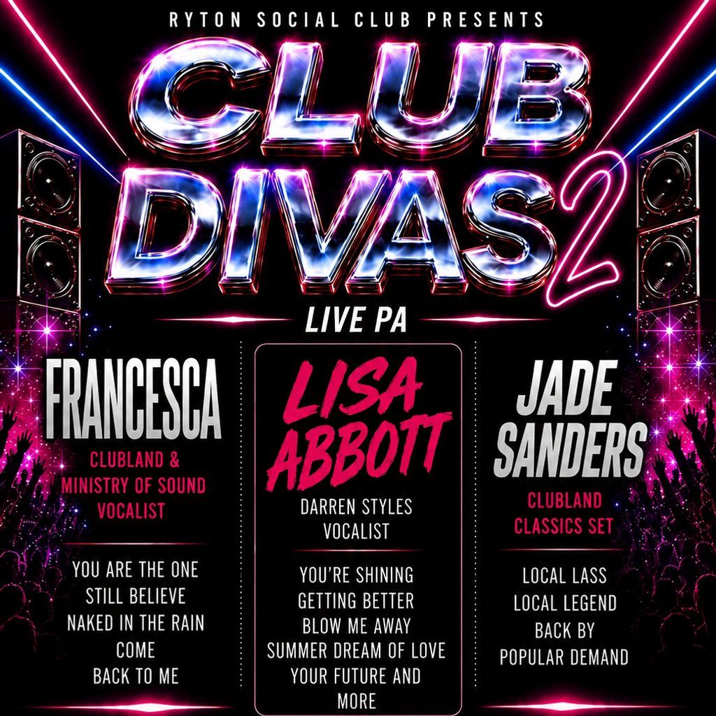 Club divas 2 at Ryton Social Club, Newcastle Upon Tyne on 12th ...