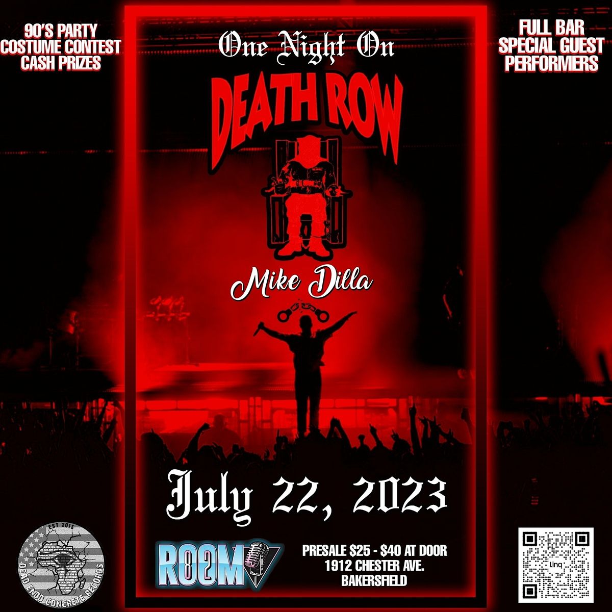 One Night On Death Row Mike Dilla/90s Party at 1912 Chester Ave ...