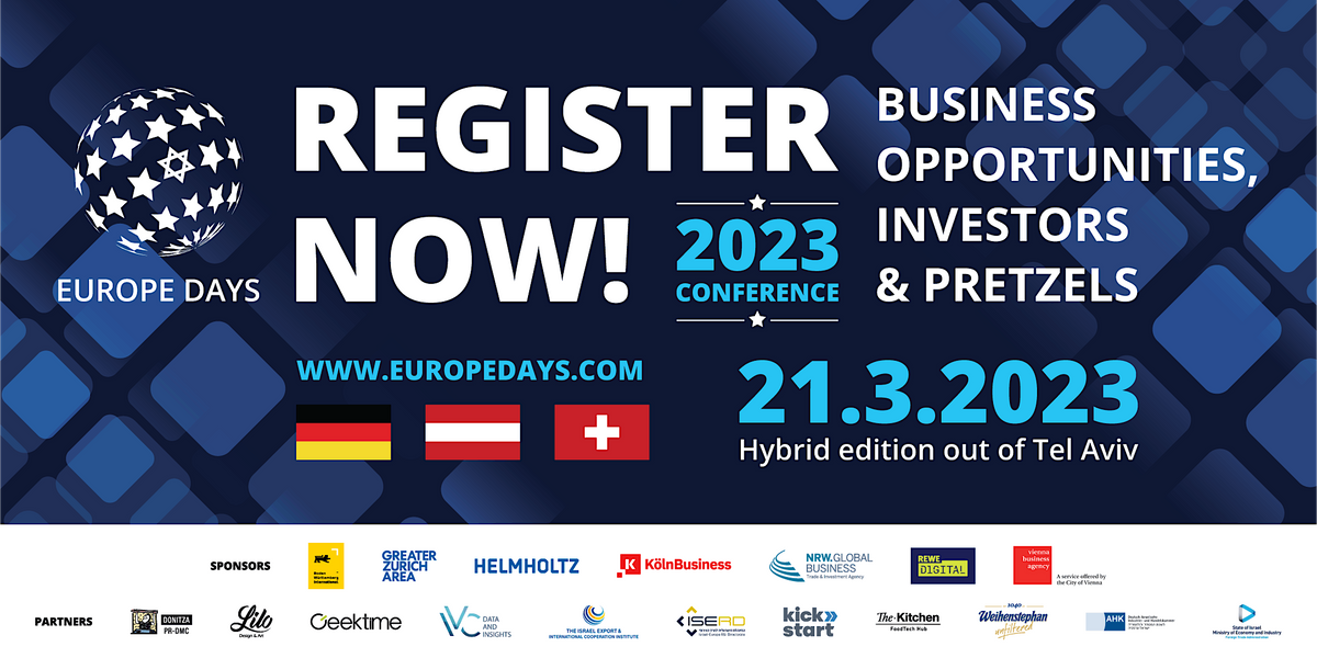 Europe Days 2023 Conference at Dubnov Gallery, Meirhoff Art Center, Tel ...