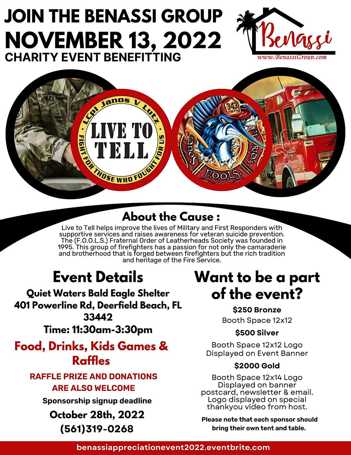 Benassi Group Charity Event 2022 at Quiet Waters Park, Bald Eagle ...