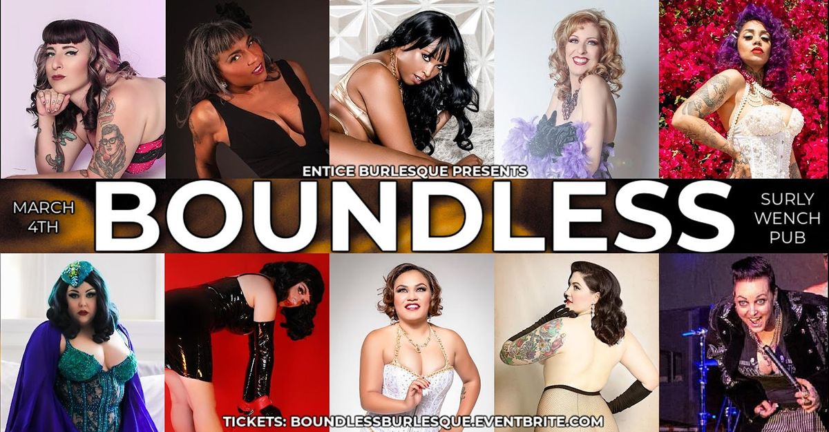 Entice Burlesque Productions presents Boundless: A Sizzling Soiree | Surly Wench Pub, Tucson, AZ ...