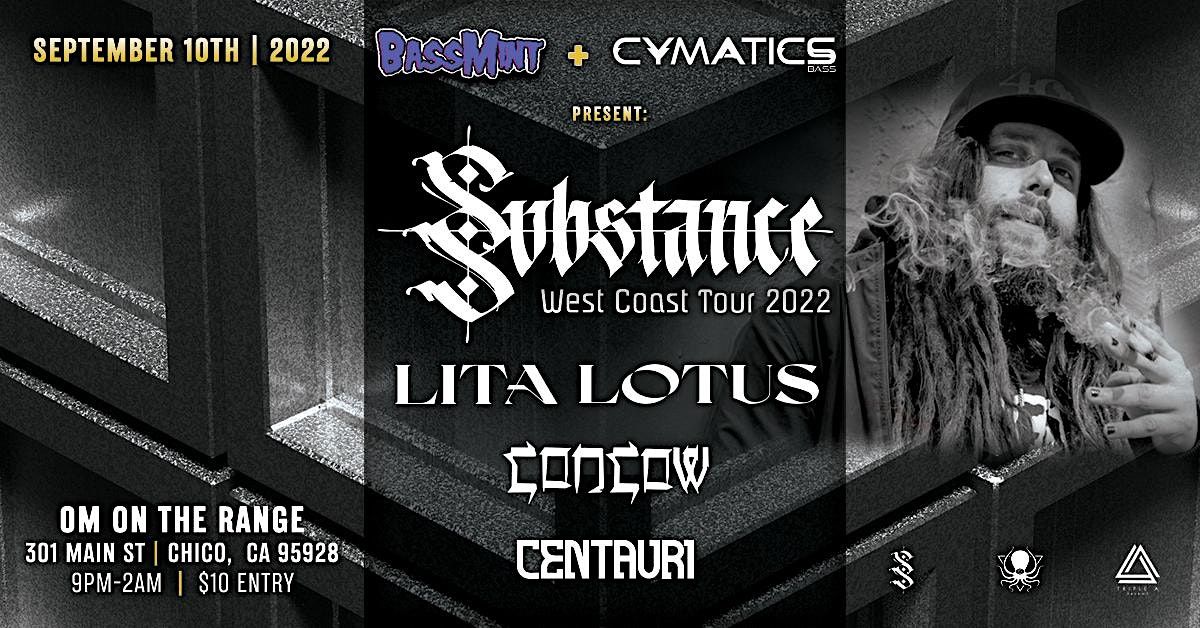 BassMint Chico & Cymatics Bass Presents: SUBstance West Coast Tour 2022 ...