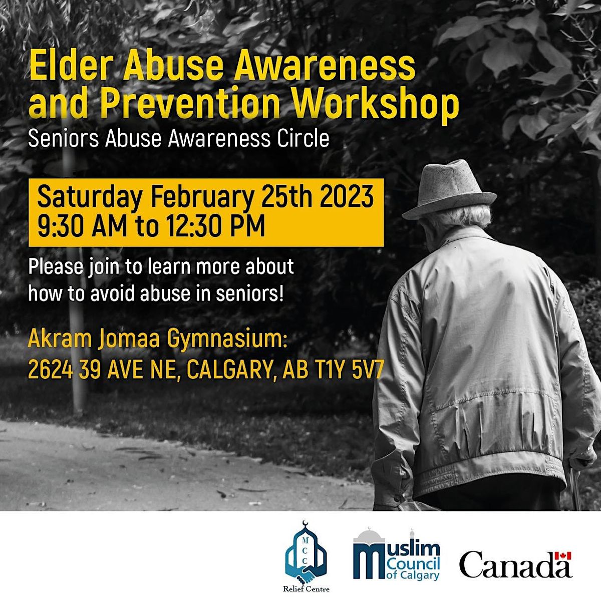 Elder Abuse Awareness and Prevention Workshop | Akram Jomaa Islamic ...