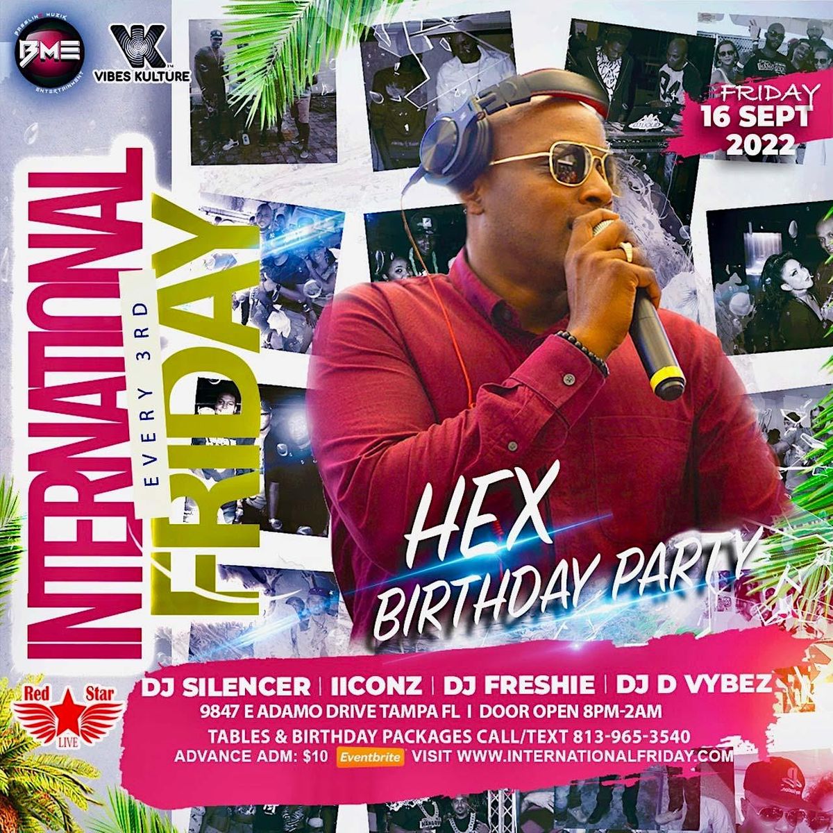 INTERNATIONAL FRIDAY | Red Star Live, Tampa, FL | September 16 to ...