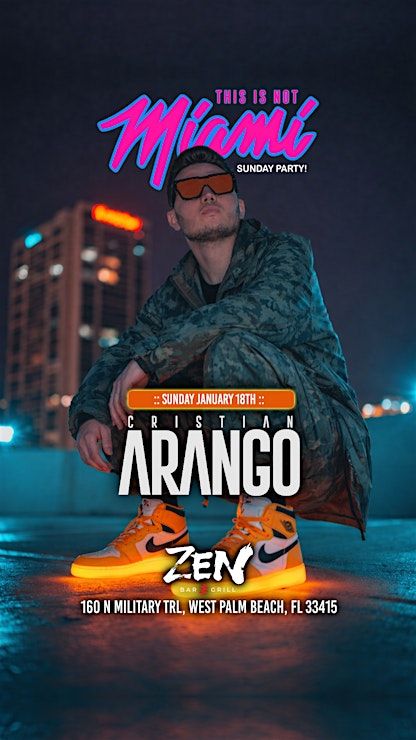 This Is Not Miami | Day Into Night Party| Cristian Arango & More at 160 ...