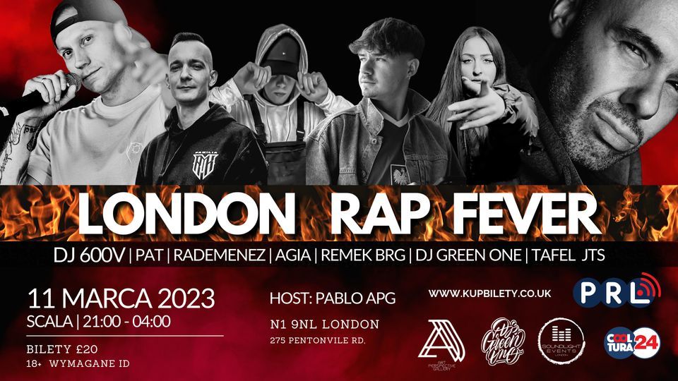 London Rap Fever | Scala London, Kings Cross | March 11 to March 12