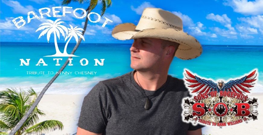 Barefoot Nation w/ Sons of Bocephus at Fat Daddy's Mansfield on 22nd ...