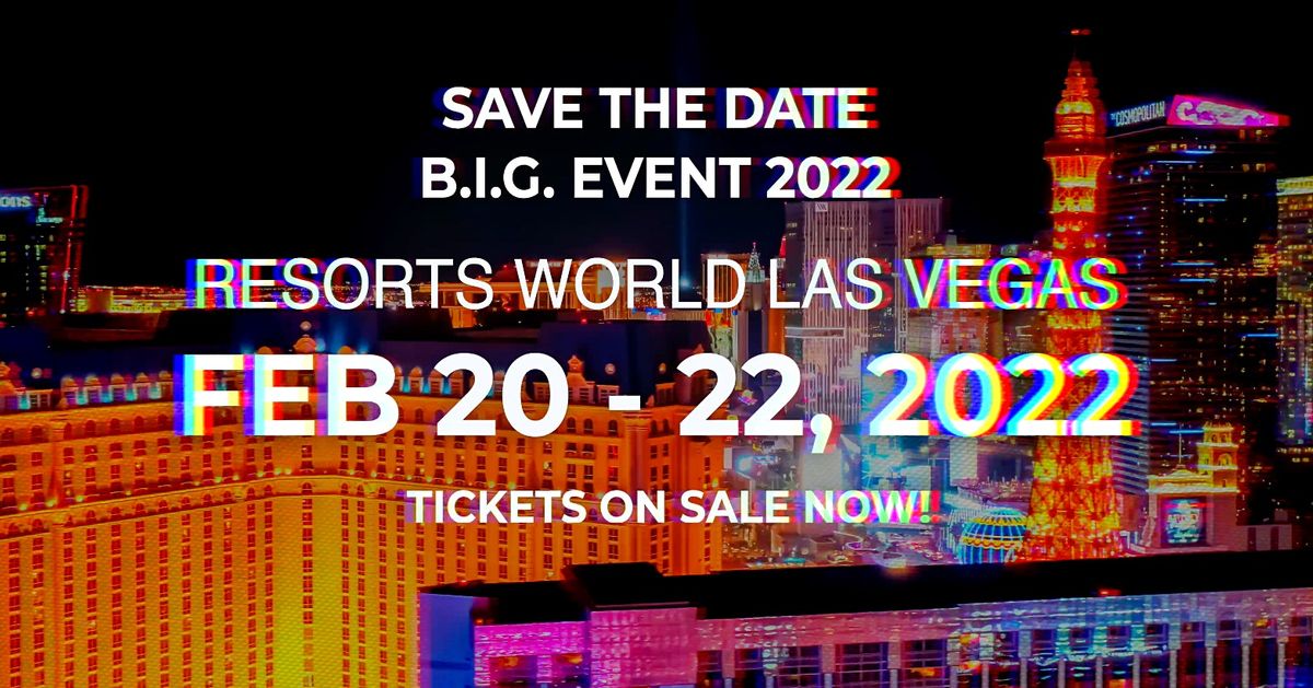 LANZA 2022 BIG EVENT - CE HOURS ONLY at RESORTS WORLD LAS VEGAS on 21st ...